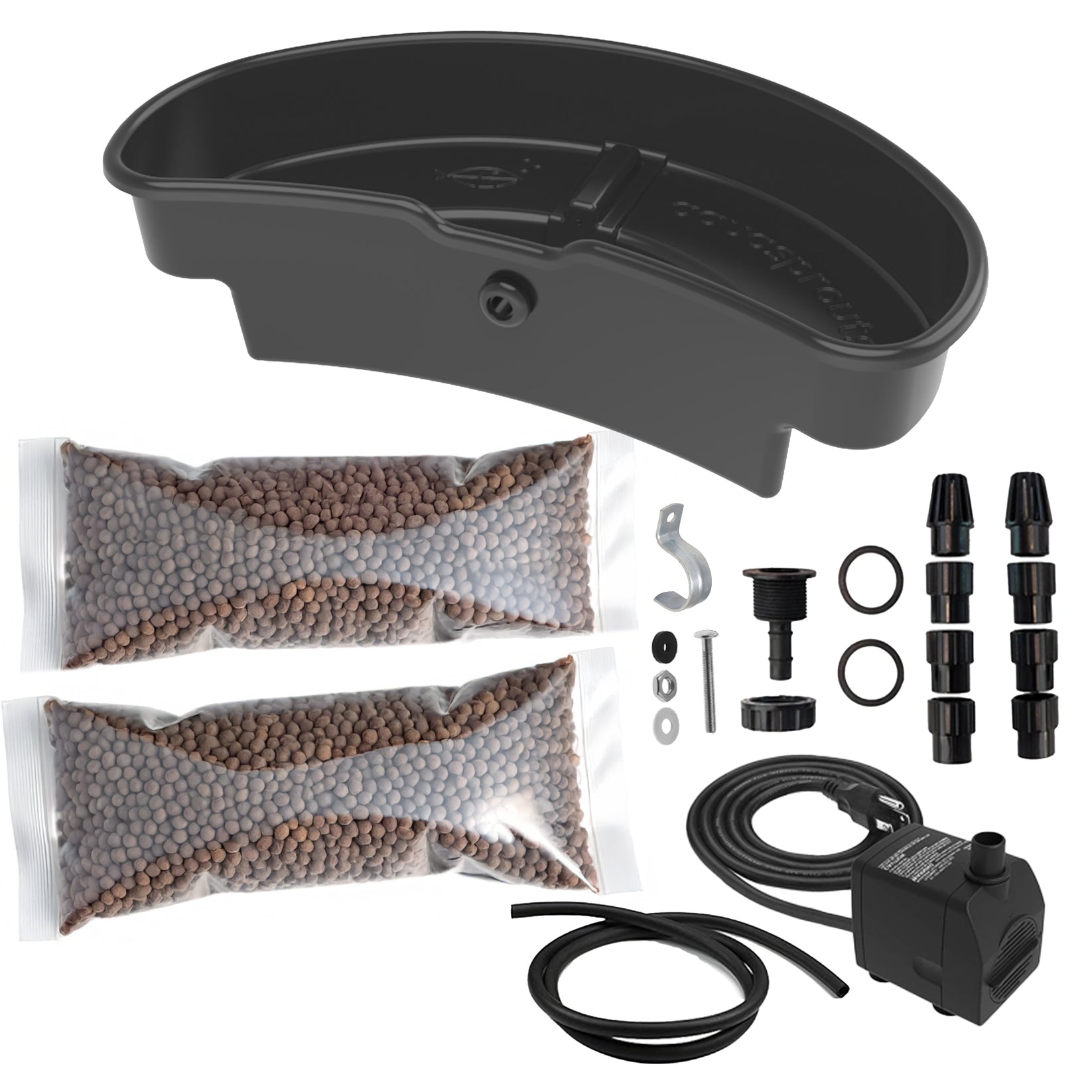 AquaSprouts Aquaponics Universal Pond Bog Water Gardening Kit